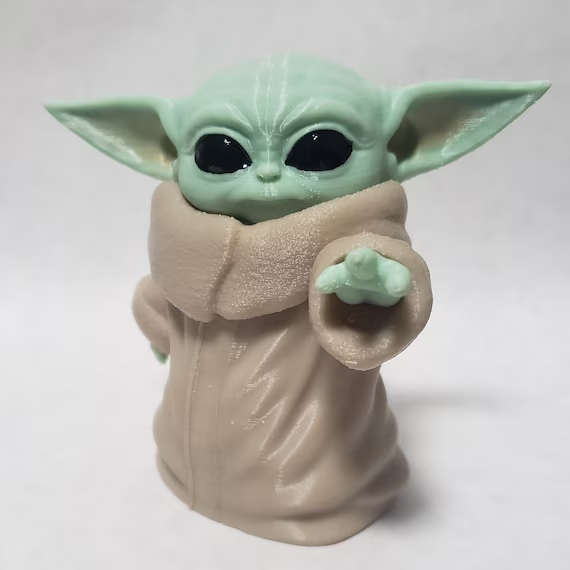 3D-printed Baby Yoda – Electron